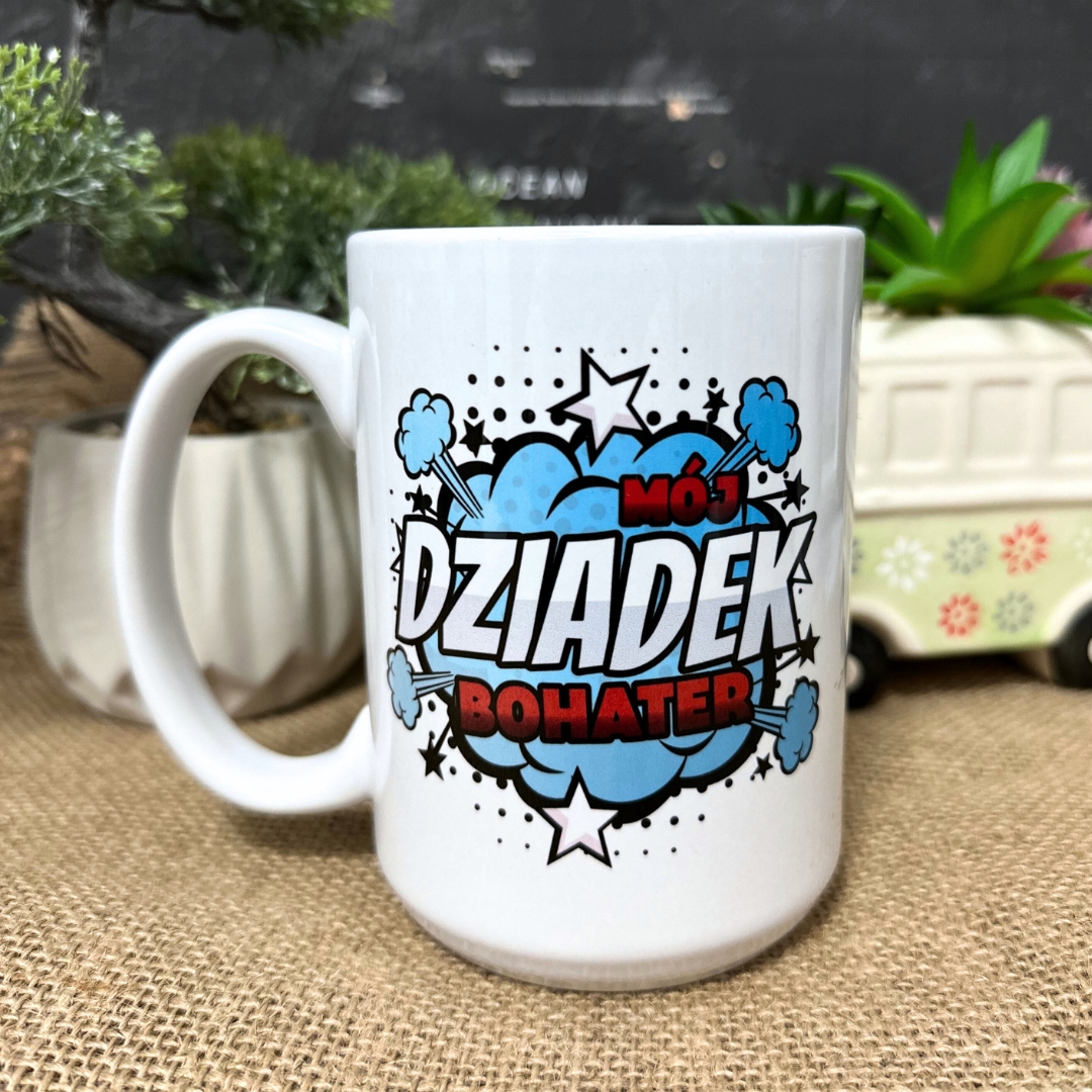 Kubek mój dziadek bohater - KikiCup